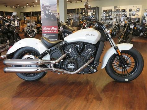 Indian Scout Motorcycle White