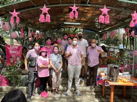Inside A Middle Class Neighborhoods Pink Campaign For Leni Robredo
