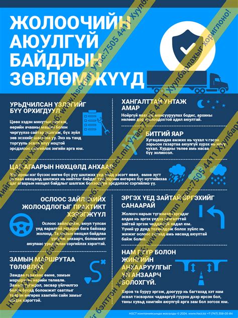Жолоочийн аюулгүй байдлын зөвлөмжүүд E1k02 ХАБ ын самбар Safety