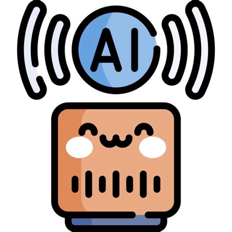 Voice Assistant Kawaii Lineal Color Icon