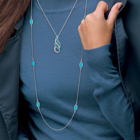 Mediterranean Magic Layered Crystal Necklace