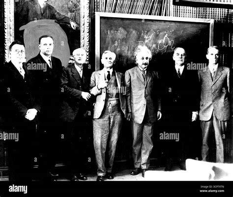 California Scientists Meet Einstein A Group Of Distinguished