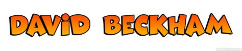 David Beckham Logo Free Name Design Tool From Flaming Text