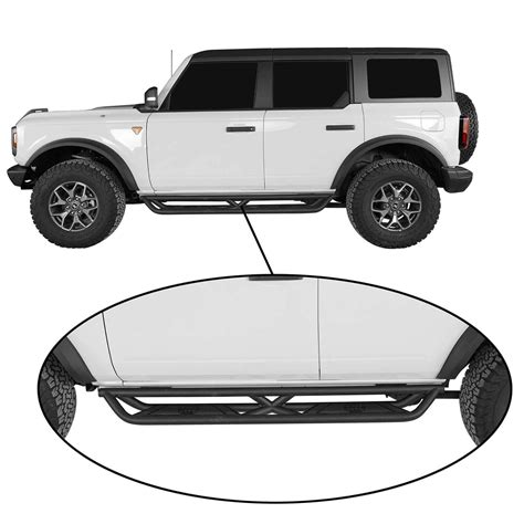 Ford Bronco Side Steps Running Boards 2021 2026 4 Door Hooke Road 4x4