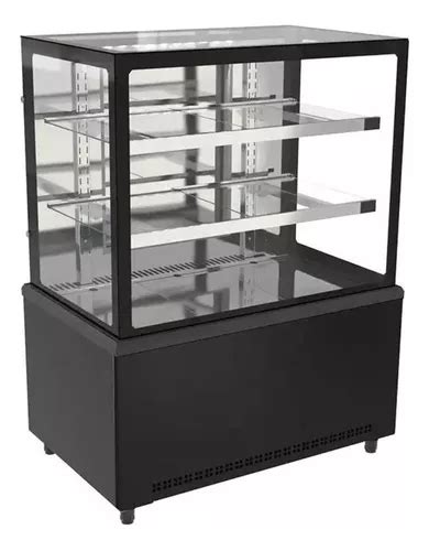 Vitrine Refrigerada 1m Venâncio Pbv10 Preto Vidro Aquecido