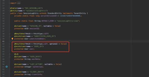 关于多租户组件及sessionlogentry的bug 问题反馈 Jmixcn
