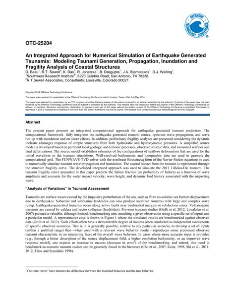 Pdf An Integrated Approach For Numerical Simulation Of Earthquake