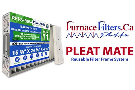 Shop Reusable Frame System Pleat Mate Reusable Filter Frame System At