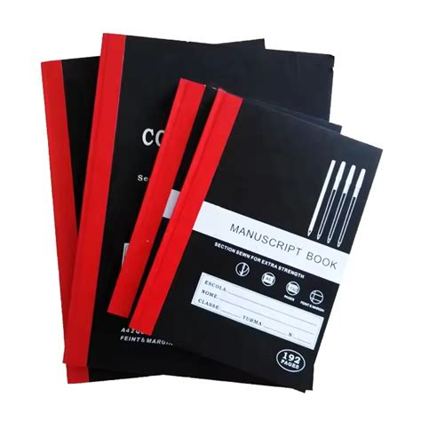 Custom Manuscript Book 2 Quire Counter Notebook A6 A4