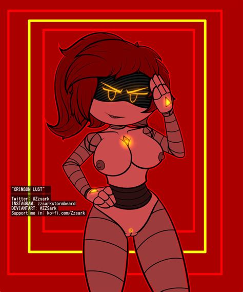 Rule 34 1girls 1robot Girl 2d Breasts Crimson Lustzzsark Fanart