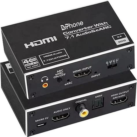 Drphone Earc Pro Hdmi Audio Extractor Switch 4k 120hz Earc