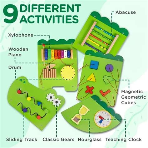 Monläurd® Tablero Montessori De Cocodrilo Tablero Sensorial Envío Gratis