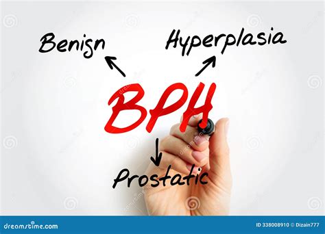 Bph Benign Prostatic Hyperplasia Symbol Medical And Bph Concept Bph Appeared Through A