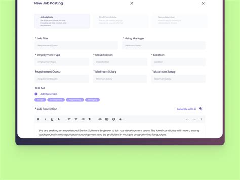 design ui ux friendly intuitive and scalable hr management webapp with
