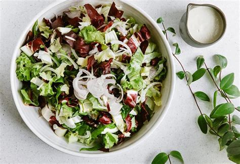 Chicory Salad With White French Dressing Read