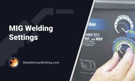 Mig Welding Settings Chart Metric Xfefy