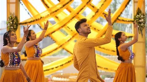 Haldi Dance Of Groom And Sisters Cinematic And Drone Short Choreography By