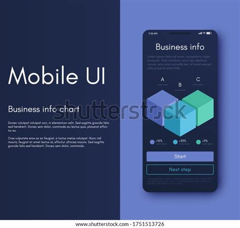 Mobile Application Infographic Interface Ui Design เวกเตอร์สต็อก ปลอดค่าลิขสิทธิ์ 1751513726