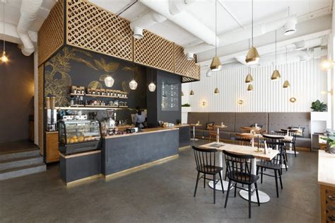 Modern Coffee Shop Furniture Wooden Showcase Coffee Shop Equipment
