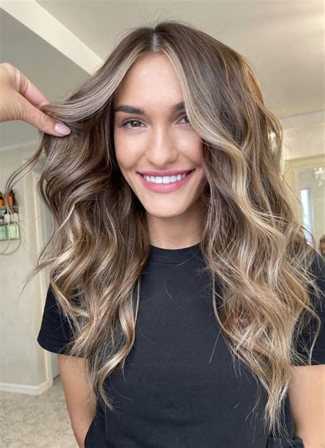 Face Frame Balayage Capelli Colorati Capelli Colori
