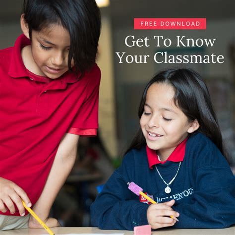 Free Download Get To Know Your Classmate Getting To Know You