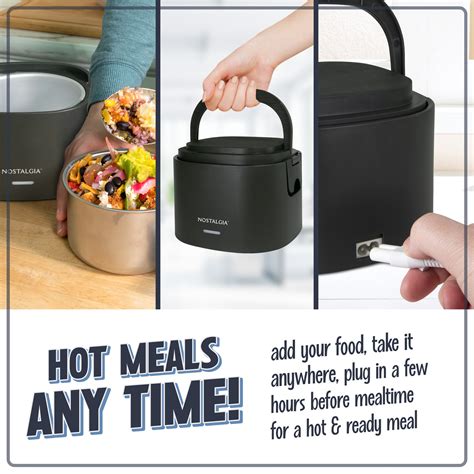 Nostalgia 20 Oz Portable Heated Lunch Box — Nostalgia Products