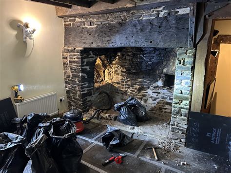 Medieval Inglenook And Bread Oven Restoration Heritage Roofing Southwest