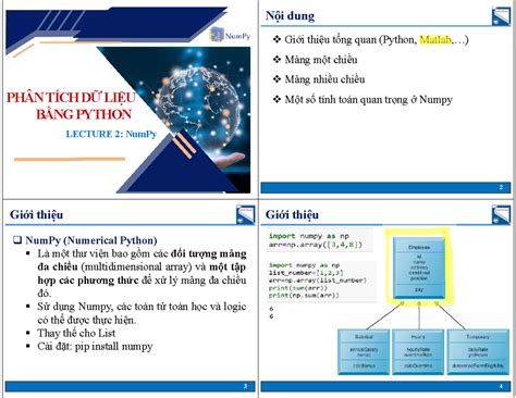 Lecture 2 Numpy Overview And Key Concepts Sv 2025 Studocu