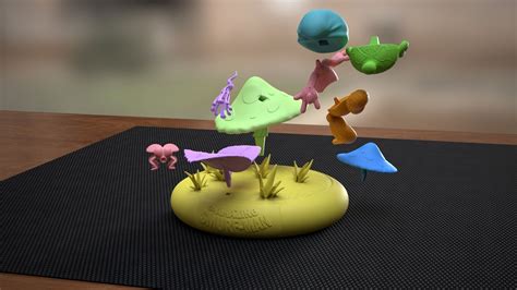 Spider Smurf Pop Smurf Collection 3d Print Model 3d Model 3d Printable