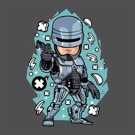 Design Vector Chibi Robocop By Hawkcorp On Deviantart