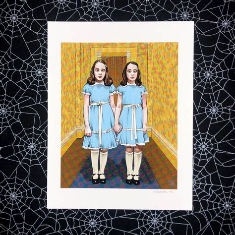 The Grady Sisters The Twins The Shining Art Print Etsy
