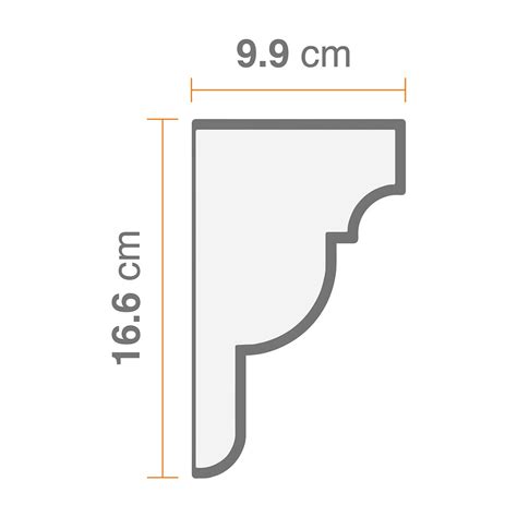 Moldura Esquina RepisÓn Mexicano 16 6 X 9 9 Cm Gris 2 Piezas The Home Depot México Ventas A