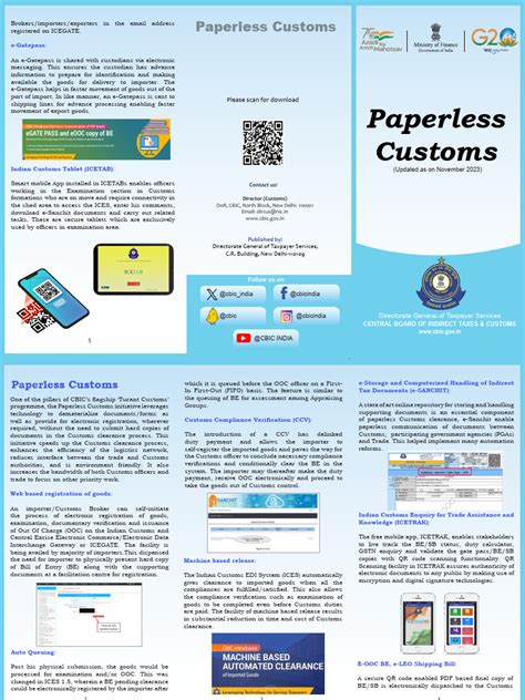 paperless customs pdf customs computing