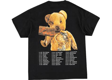 Astroworld Teddy Bear T Shirt Black Grandeur