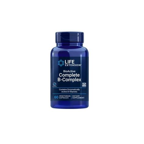 Bioactive vitamina B complex complete Life extension 60 capsulas
