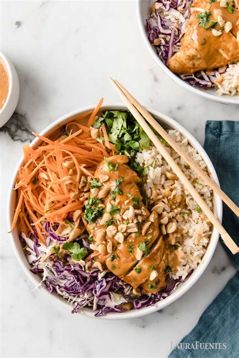 Easiest Thai Chicken Bowls At Home Laura Fuentes