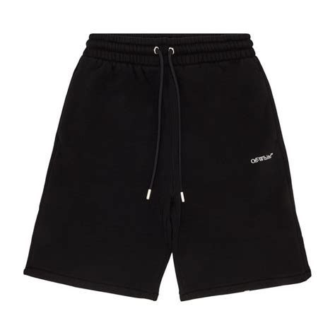 Buy Off White Windy Arrow Skate Sweatshort Blackwhite