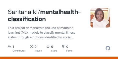 Github Saritanaikimentalhealth Classification This Project