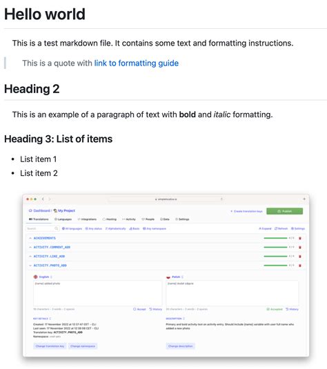 Translation Editor How To Translate Markdown Files Simplelocalize