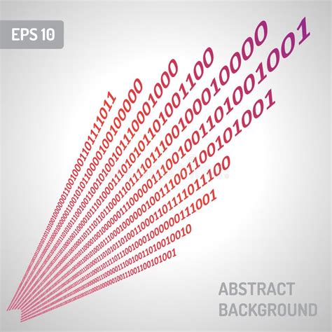 Computer Binary Code Stock Vector Illustration Of Global 77873170