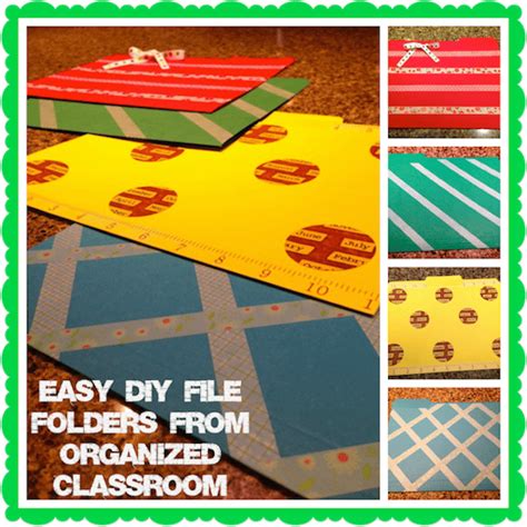 Easy DIY File Folders Organized Classroom