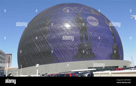 Las Vegas Nevada Usa 8th March 2024 Jimmy Kimmel Oscars On Sphere