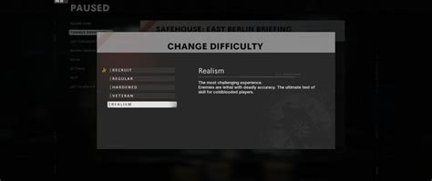 Call Of Duty Cold War Difficulty Levels