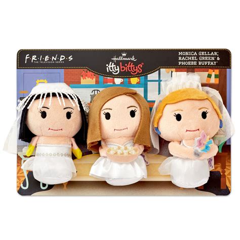 Hallmark Itty Bittys® Friends Monica Rachel And Phoebe In Wedding Dre