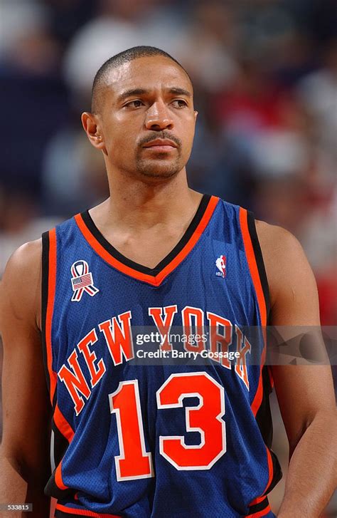 Mark Jackson Of The New York Knicks Looks On During A Pre Season Game