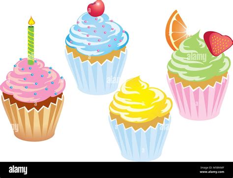 Cartoon Cupcake Clipart