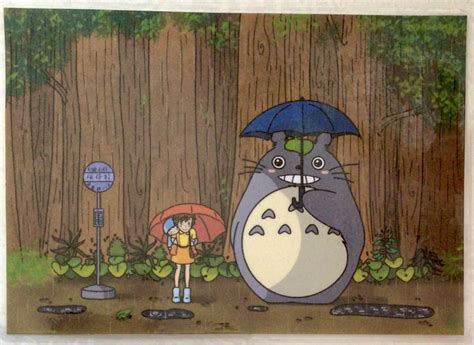 Totoro Raining Evening Illustrations Dessins Par Anais Sketches