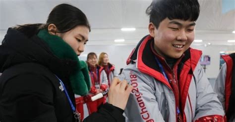 올림픽 심석희 감동의 팬서비스