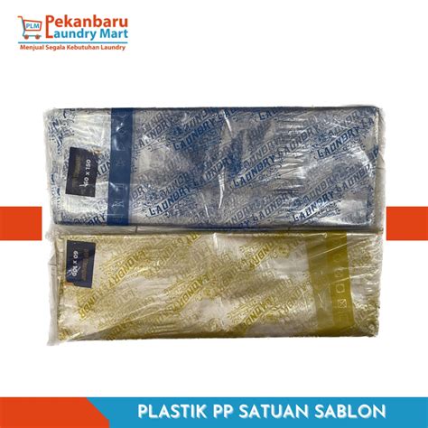 Jual Plastik Pp Satuan Sablon Laundry Shopee Indonesia