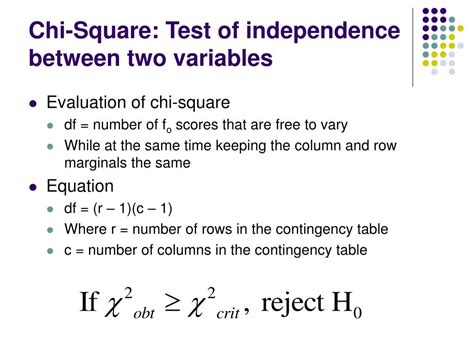 PPT Chapter Chi Square And Other Nonparametric Tests PowerPoint Presentation ID